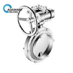 AV-1TT Sanitary Titanium Turbine Butterfly Valve D01 | Adamant Valves